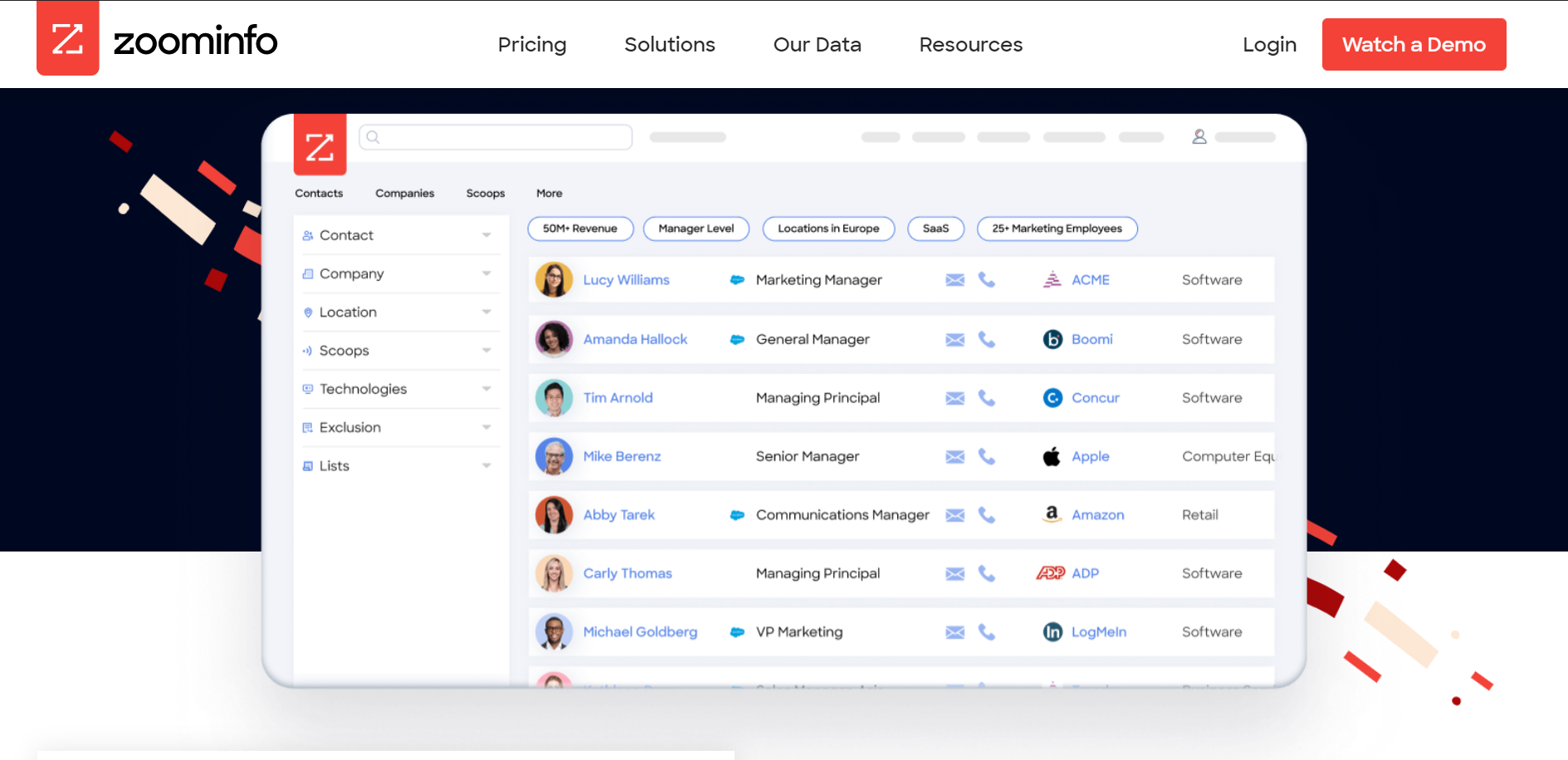 Top 5 ZoomInfo Competitors And Alternatives In 2021 Top 5 ZoomInfo Competitors And Alternatives In 2021